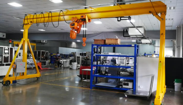 Steel moveable mini portal gantry a frame crane-Henan Seven Industry Co., Ltd.