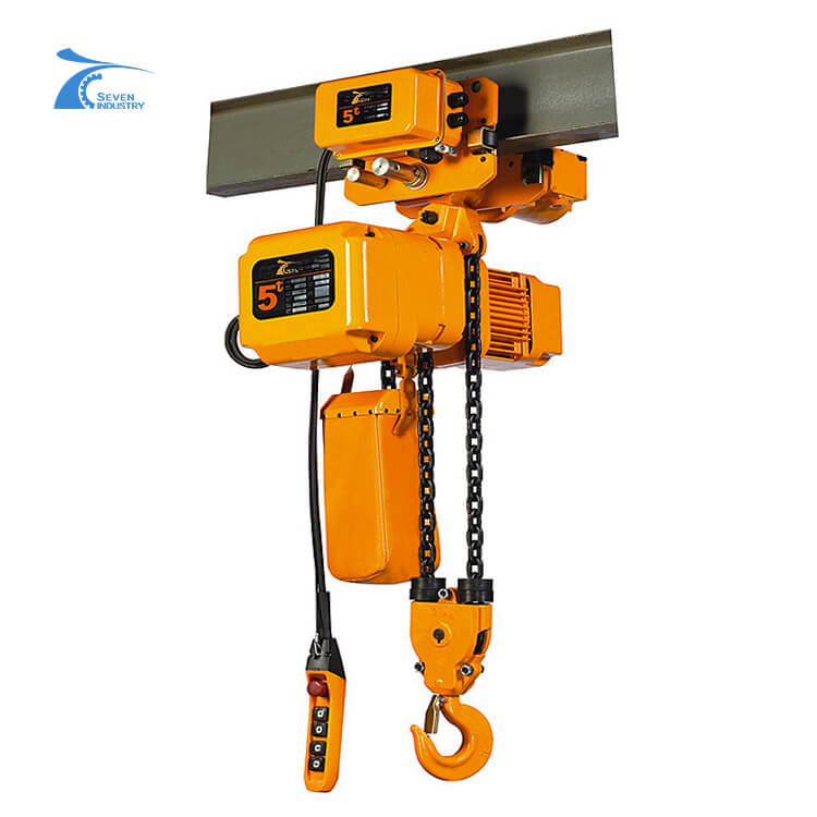 5 ton chain hoist with electric trolley-Henan Seven Industry Co., Ltd.