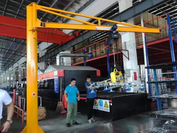 Workshop Floor Pillar 5 Ton Jib Crane - SEVENCRANE-Henan Seven Industry Co., Ltd.