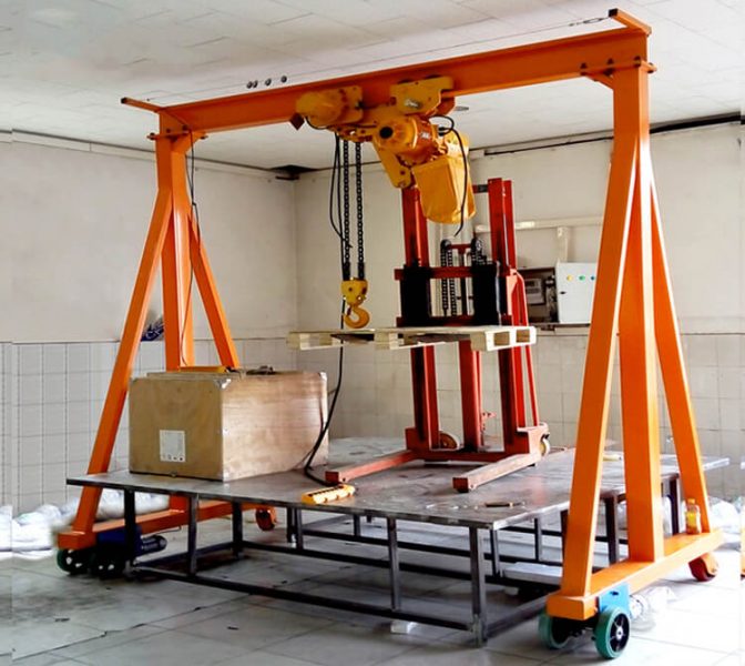 A Frame Crane Steel Portable Gantry Crane - SEVENCRANE-Henan Seven ...