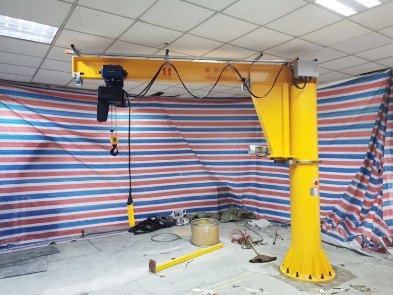 The Main Components of Floor Mounted Jib Crane | SEVENCRANE-Henan Seven Industry Co., Ltd.